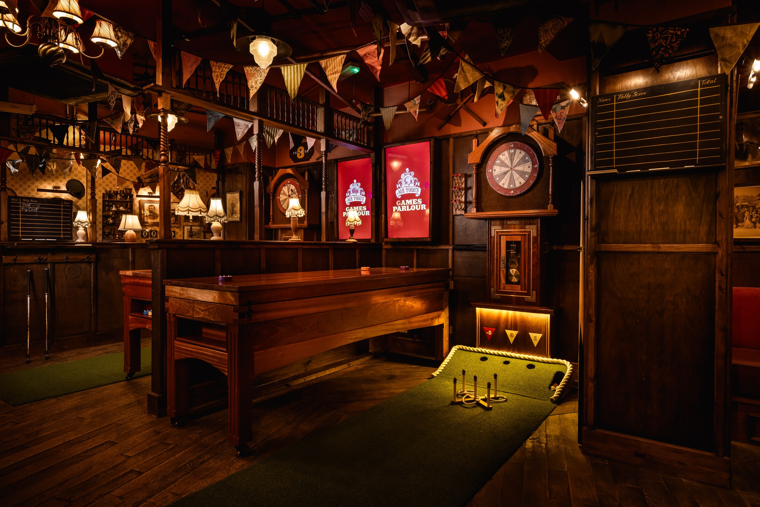 Games Parlour in Liverpool Street, London | Mr Fogg’s City Tavern