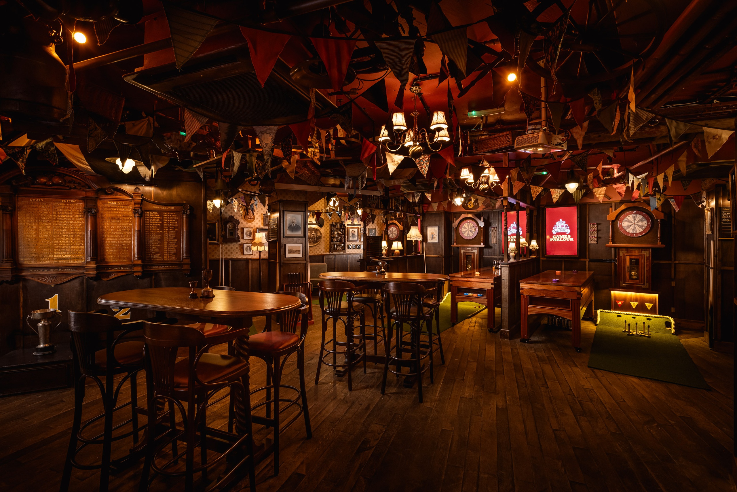 Games Parlour in Liverpool Street, London | Mr Fogg’s City Tavern